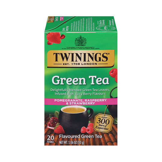 Twinings Green Pomegranate, Raspberry & Strawberry Tea – Twinings North ...