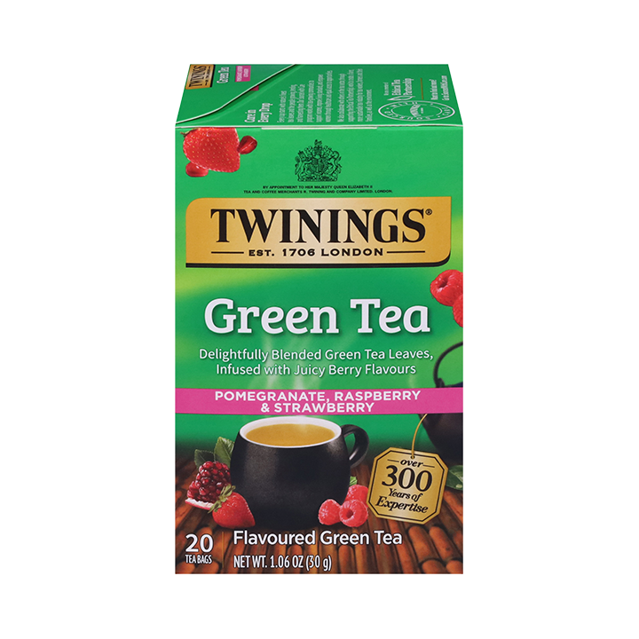 Twinings Green Pomegranate, Raspberry & Strawberry Tea – Twinings North ...