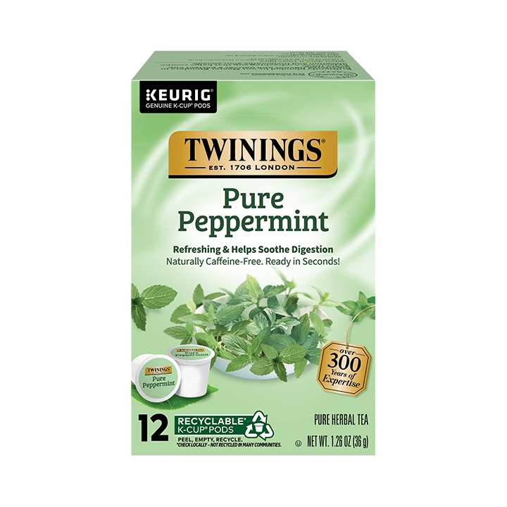 Twinings Pure Peppermint Herbal Tea K-Cup® Pods – Twinings North America