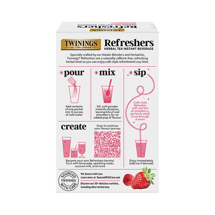 Strawberry Raspberry Refreshers – Twinings North America