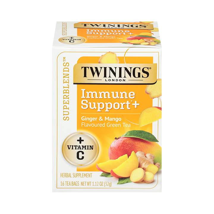 Twinings Superblends Immune Support+ Fortify Blend Herbal Supplement ...